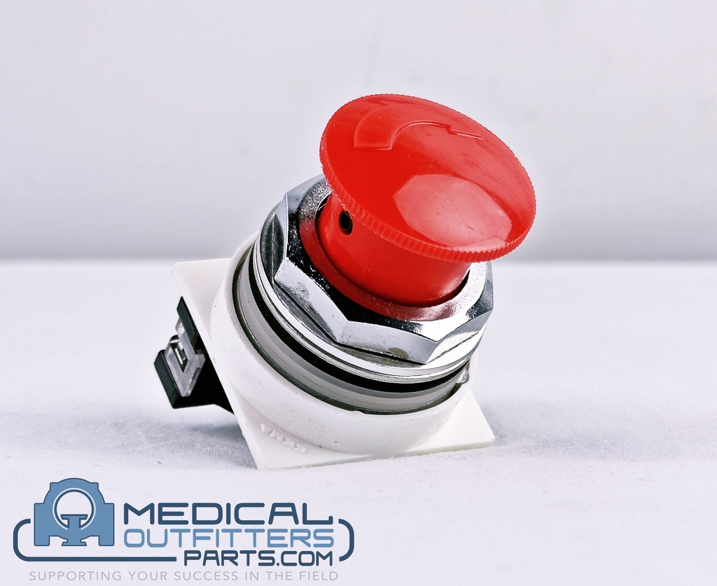 GE Emergency Stop Push Button, PN CR104P | Medical Outfitters Parts